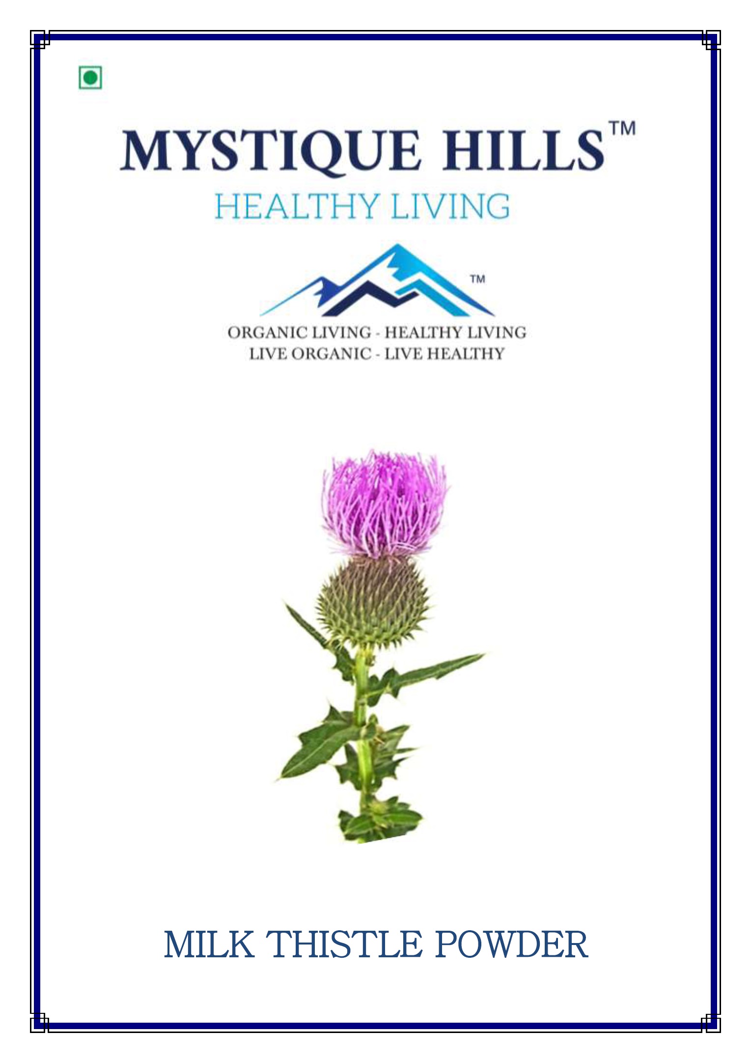 Milk Thistle Powder 50 g - Mystique Hills