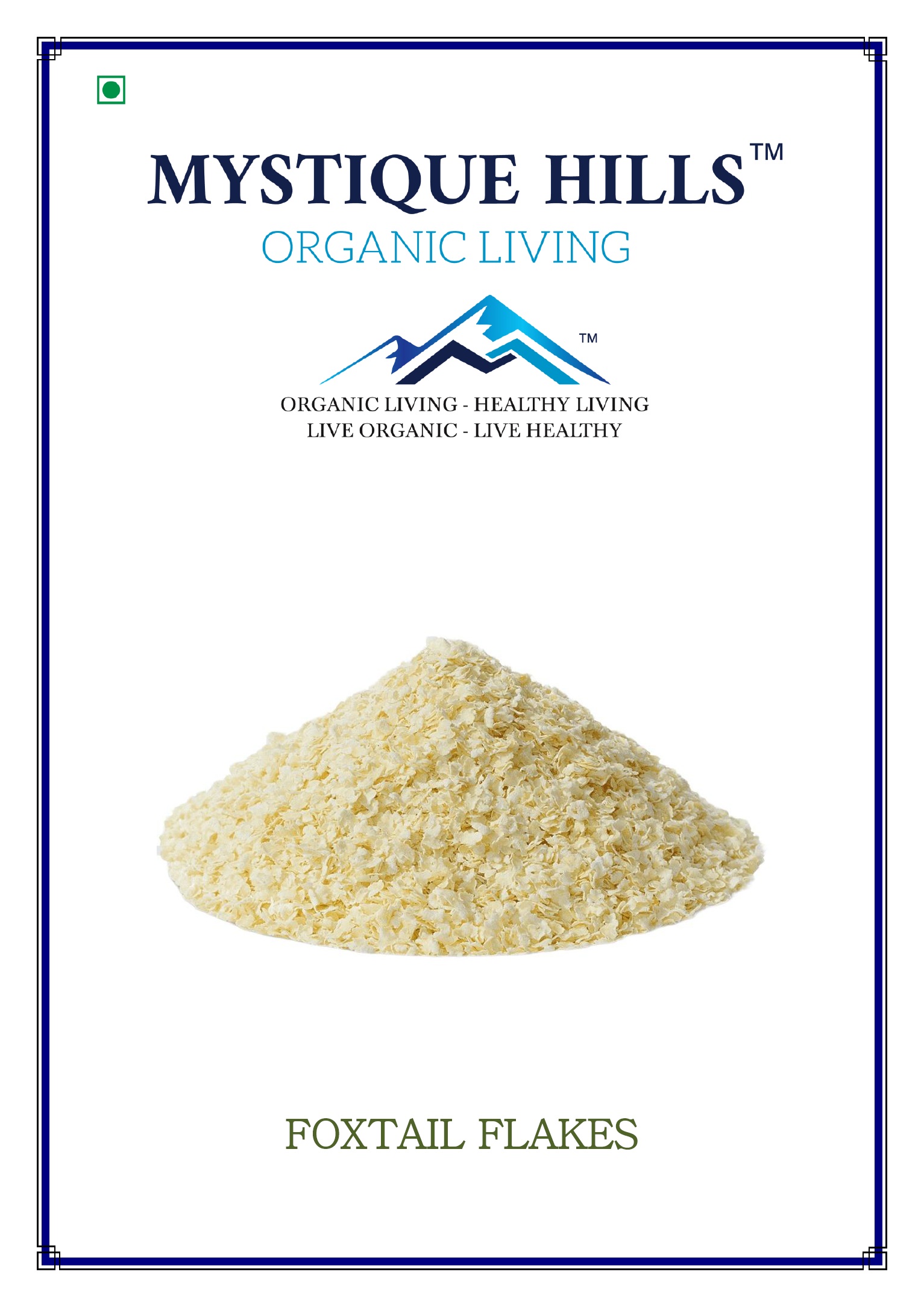 Mystique Foxtail millet flakes 500 g - Mystique Hills